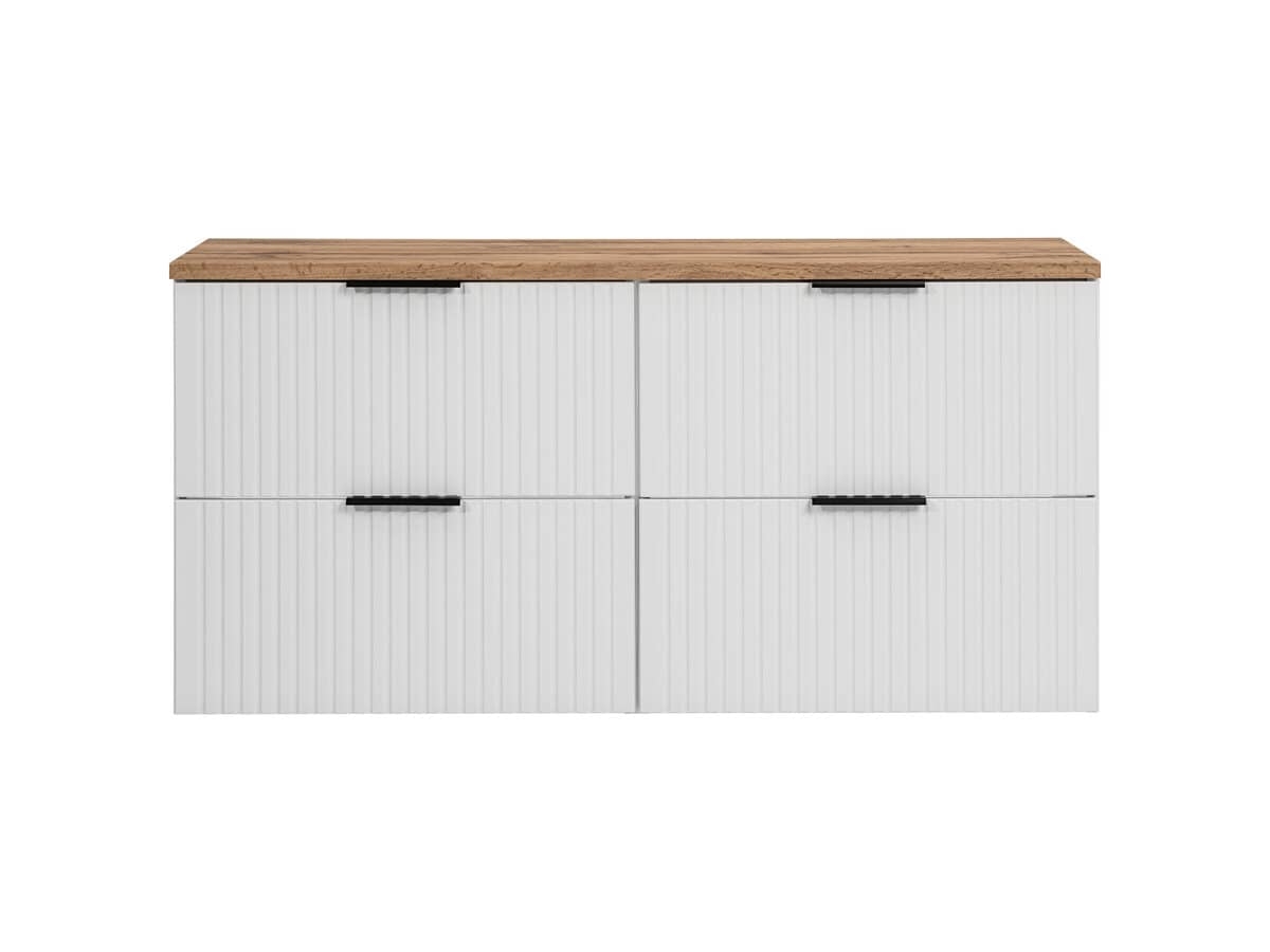 Pakabinama vonios spintelė 826B ADELO WHITE | Amore for Home