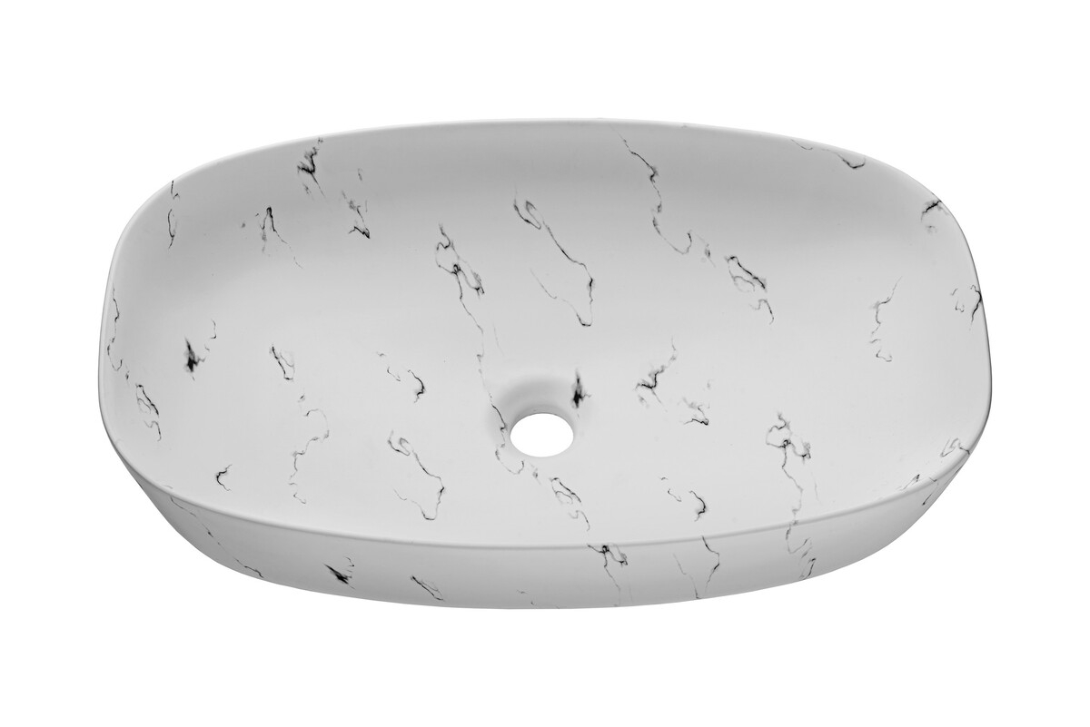 Pastatoma vonios spintelė su praustuvu 821A FIJI WHITE | Amore for Home