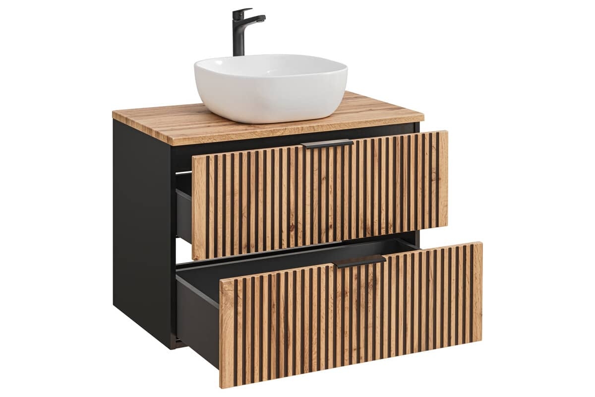 Pakabinama vonios spintelė su praustuvu 828A XILU | Amore for Home